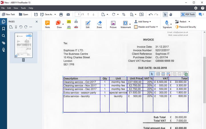 FineReader 15 - The smarter PDF solution